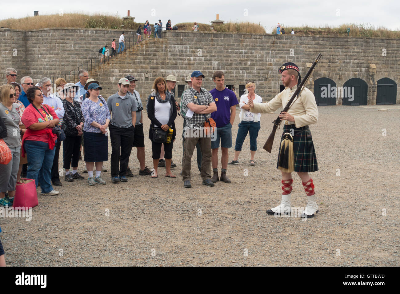 Citadel hill Fort George Halifax Nova Scotia Canada Stock Photo - Alamy