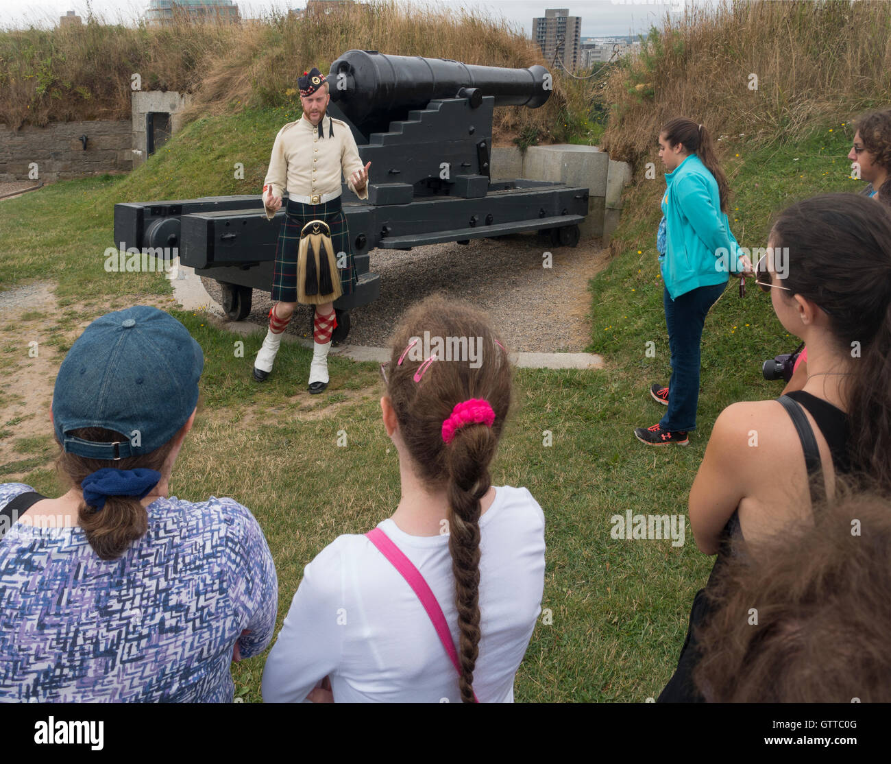 Citadel hill Fort George Halifax Nova Scotia Canada Stock Photo - Alamy