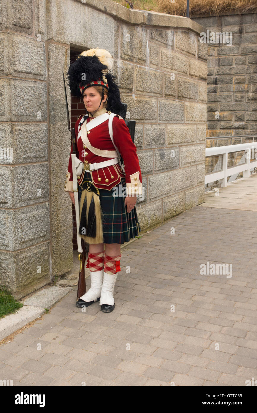 Citadel hill Fort George Halifax Nova Scotia Canada Stock Photo - Alamy