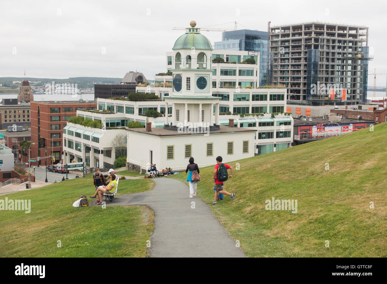 Citadel hill Fort George Halifax Nova Scotia Canada Stock Photo - Alamy