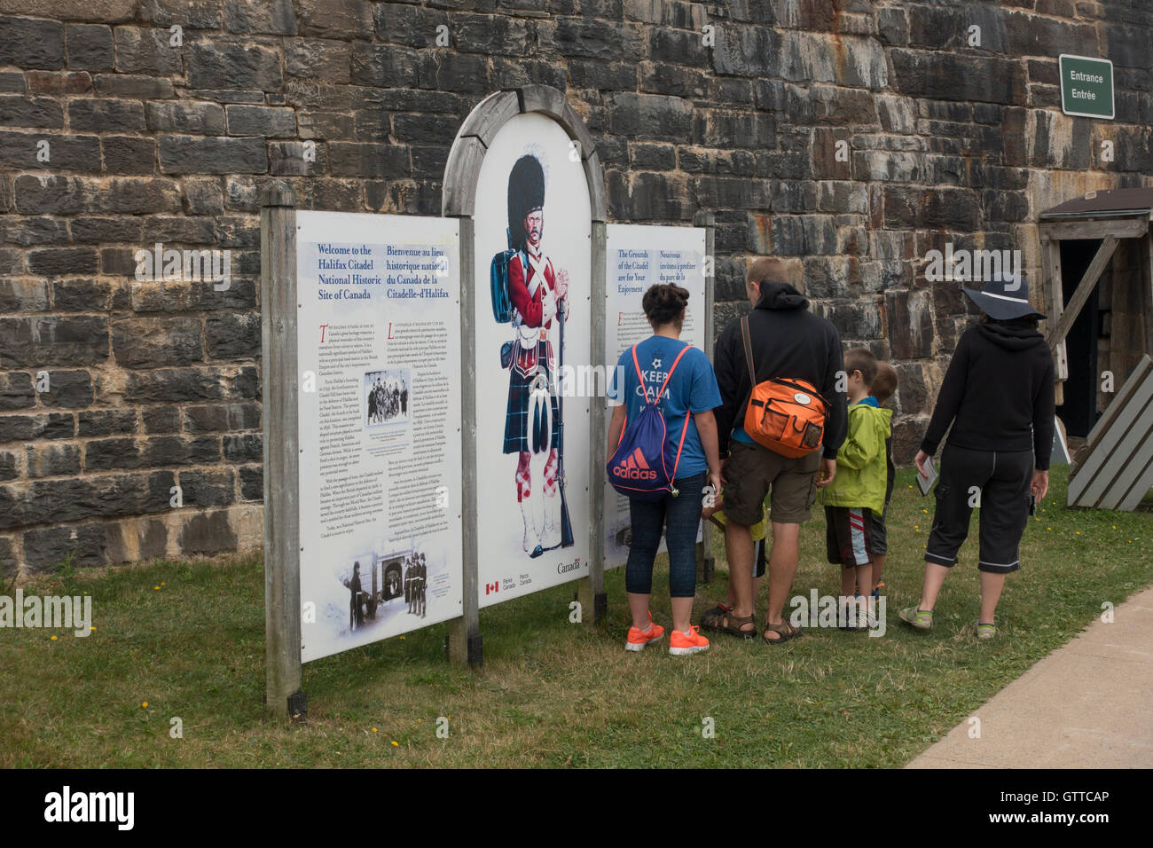 Citadel hill Fort George Halifax Nova Scotia Canada Stock Photo - Alamy