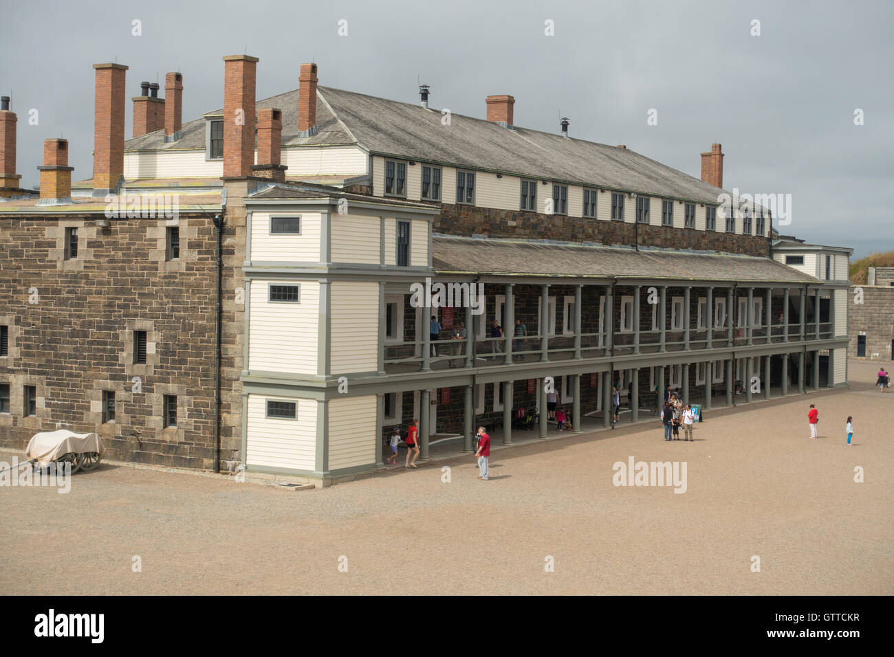 Citadel hill Fort George Halifax Nova Scotia Canada Stock Photo - Alamy