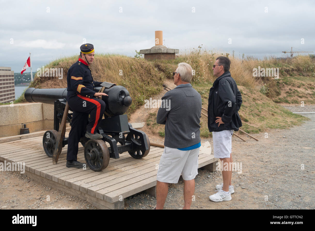 Citadel hill Fort George Halifax Nova Scotia Canada Stock Photo - Alamy