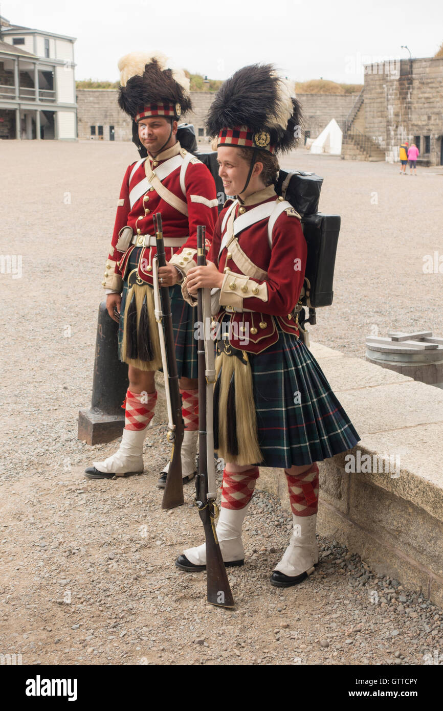 Citadel hill Fort George Halifax Nova Scotia Canada Stock Photo - Alamy