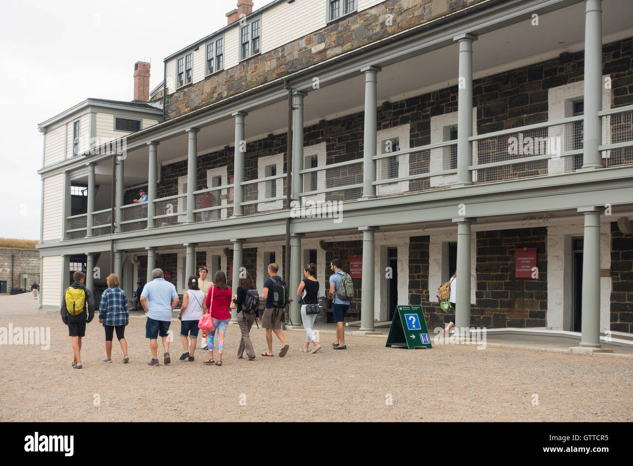 Citadel hill Fort George Halifax Nova Scotia Canada Stock Photo - Alamy