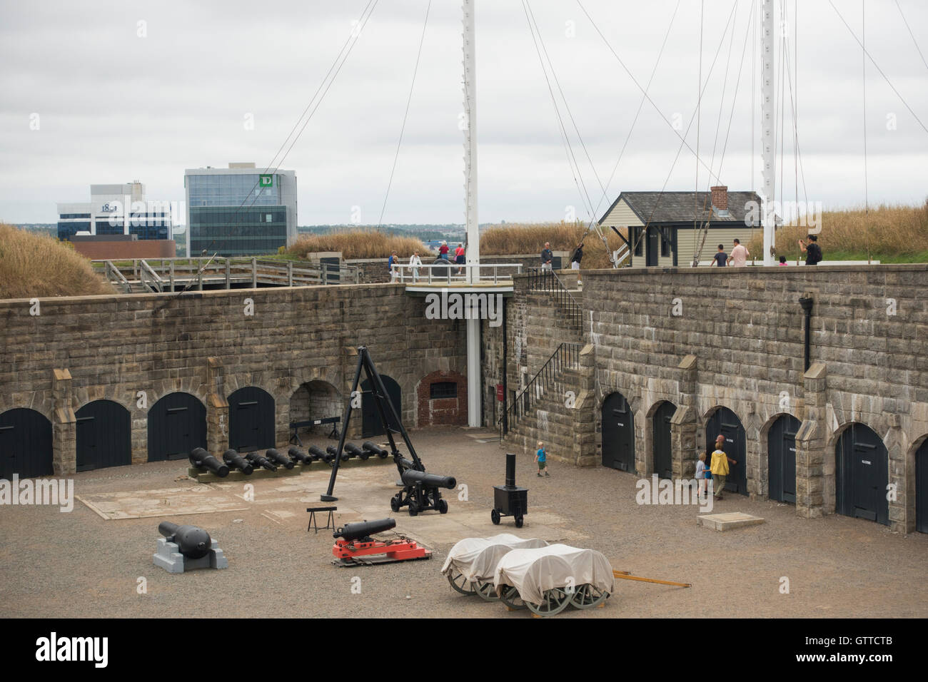 Citadel hill Fort George Halifax Nova Scotia Canada Stock Photo - Alamy