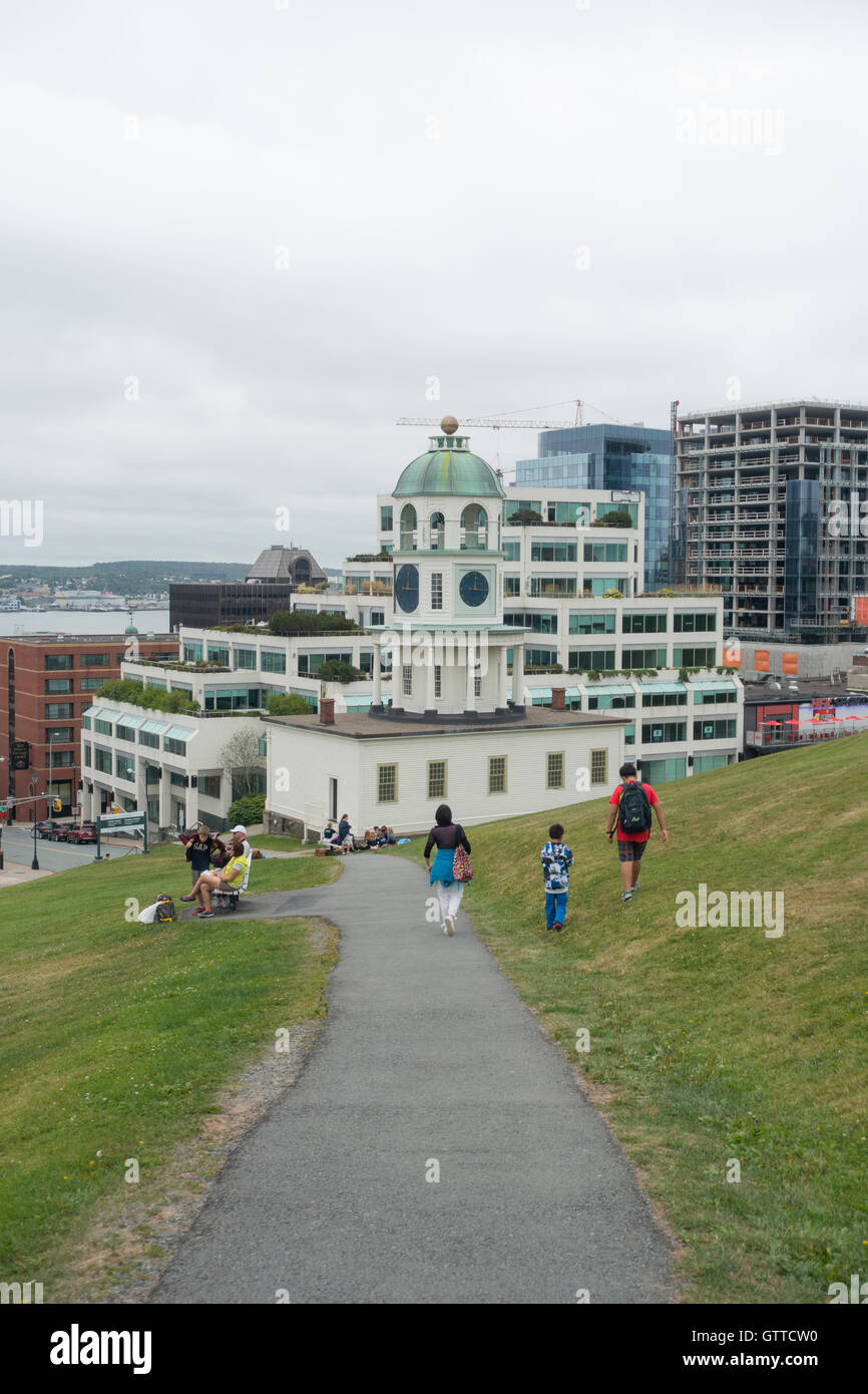 Citadel hill Fort George Halifax Nova Scotia Canada Stock Photo - Alamy