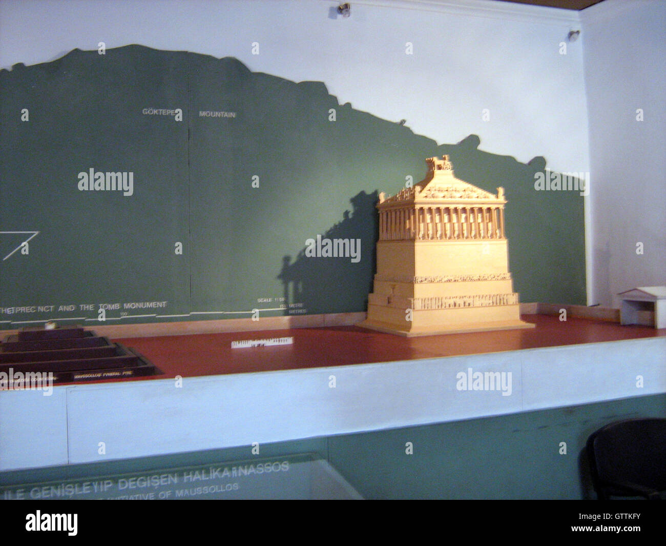 The Mausoleum at Halicarnassus or Tomb of Mausolus, Bodrum, Turkey ...