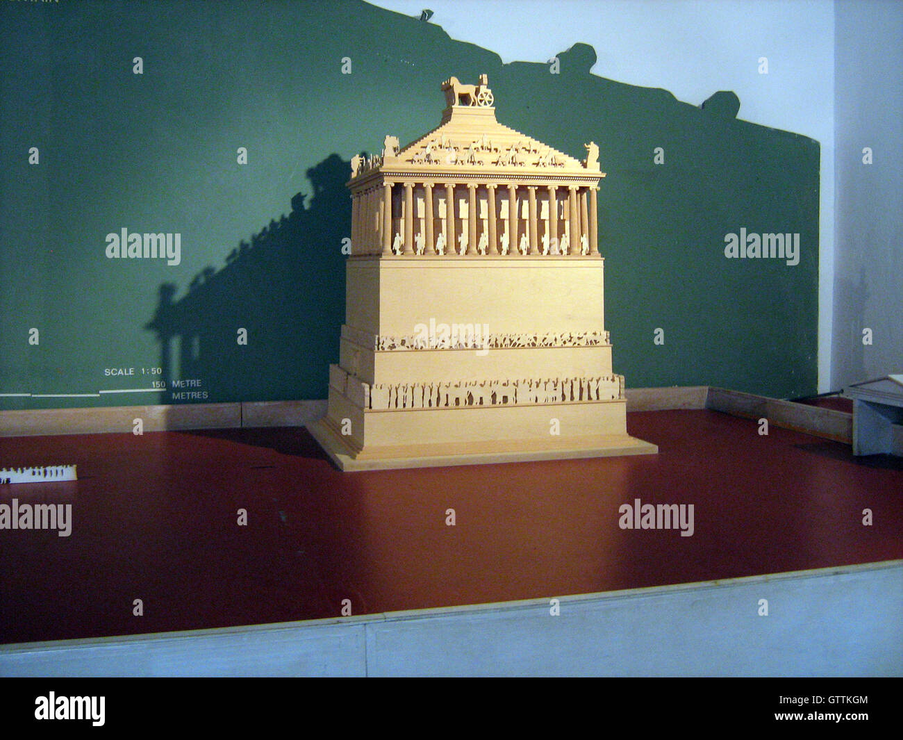 The Mausoleum at Halicarnassus or Tomb of Mausolus, Bodrum, Turkey ...