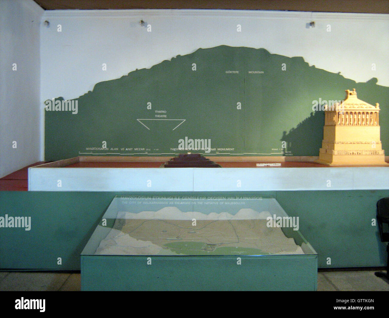 The Mausoleum at Halicarnassus or Tomb of Mausolus, Bodrum, Turkey ...