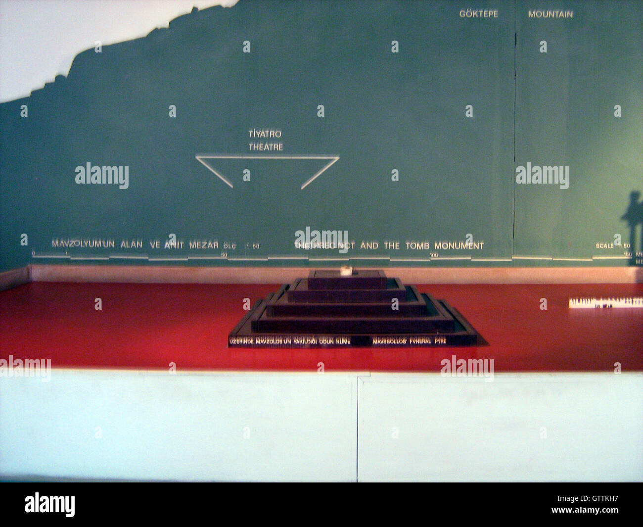 The Mausoleum at Halicarnassus or Tomb of Mausolus, Bodrum, Turkey ...