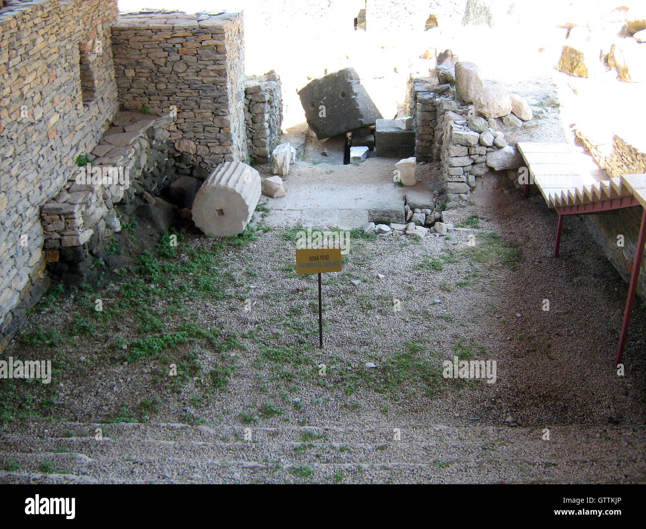 The Mausoleum at Halicarnassus or Tomb of Mausolus, Bodrum, Turkey ...