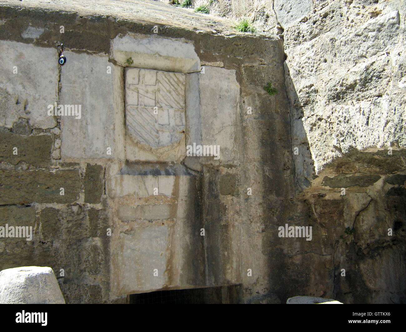 The Mausoleum at Halicarnassus or Tomb of Mausolus, Bodrum, Turkey ...