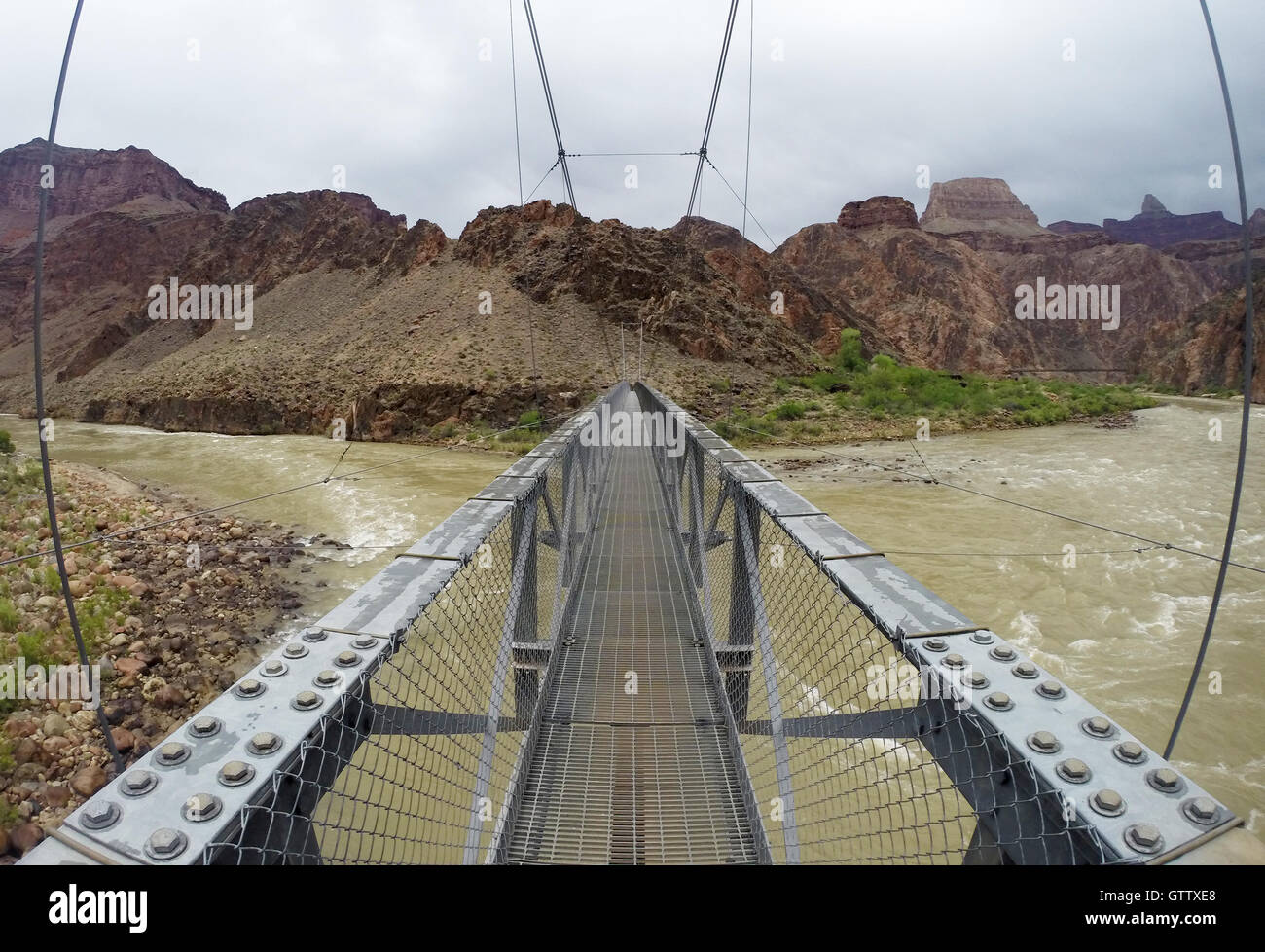 Silver bridge grand canyon view hi-res stock photography and images - Alamy
