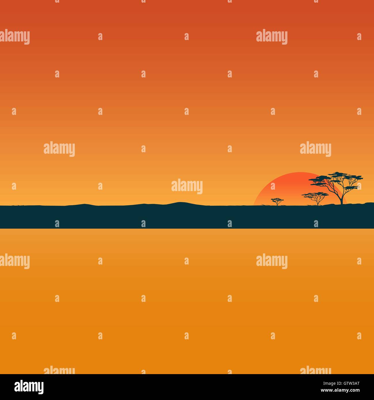 Colorado landscape summer Stock Vector Images - Alamy