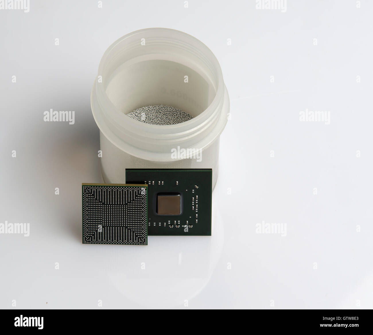 Electronic Component microchip photo isolate on a white background ...