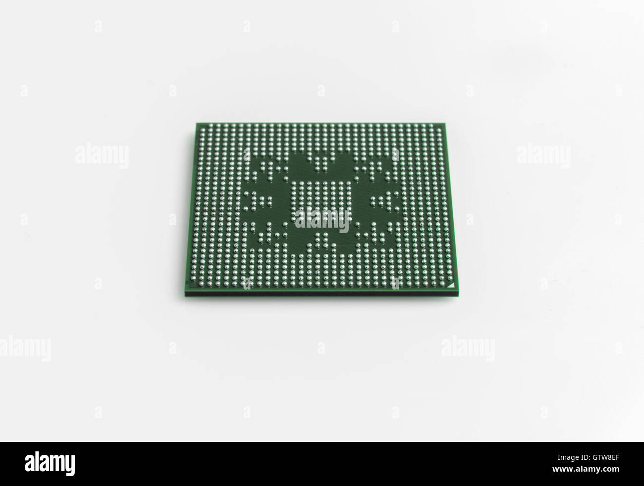 microchip bga with lead balls for repair computer equipment Stock Photo ...