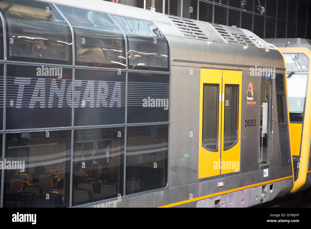Sydney Trains tangara carriage at a sydney railway station, Australia ...