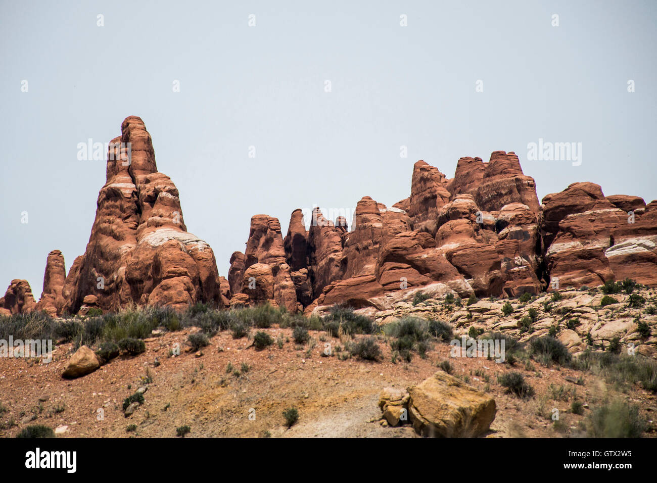 Moab Utah Arches National Parc Sand Rocks 6 Stock Photo - Alamy