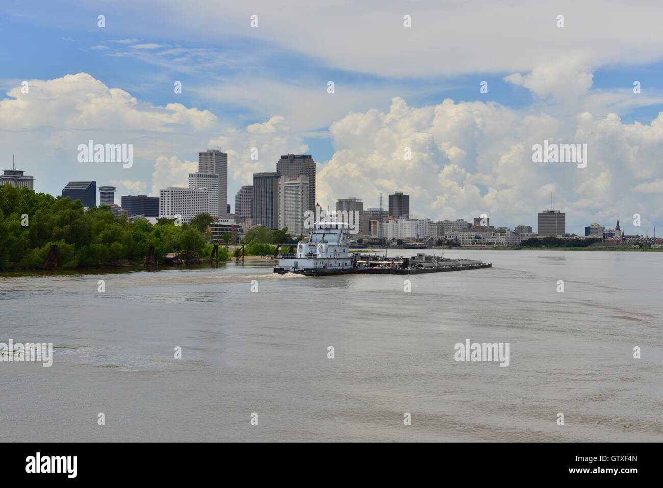 The Mississippi river near New Orleans in Louisiana Stock Photo - Alamy