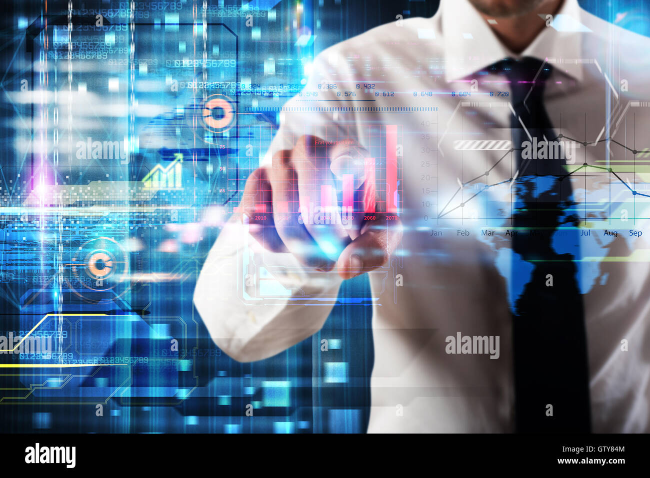 Businessman app hi-res stock photography and images - Alamy