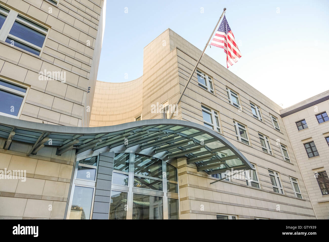 Embassy of the United States of America in Berlin Stock Photo - Alamy