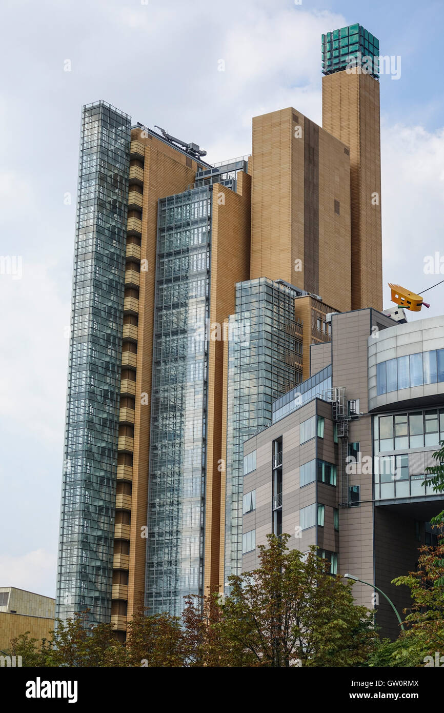 Atrium Tower in Berlin near Potsdamer Platz Stock Photo - Alamy