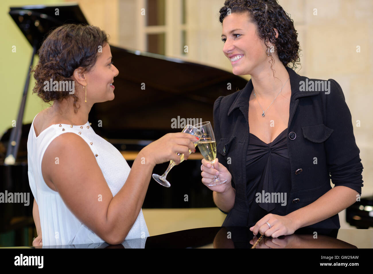 celebration after the concert Stock Photo - Alamy