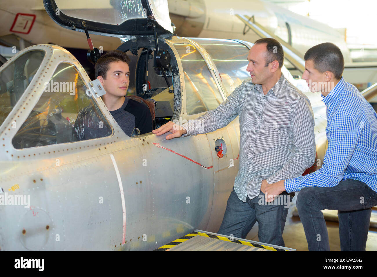 Aircraft guide hi-res stock photography and images - Alamy