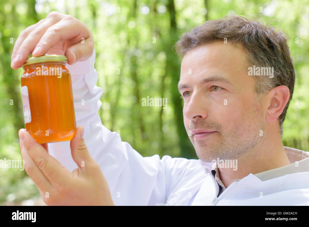 honey product grading Stock Photo - Alamy