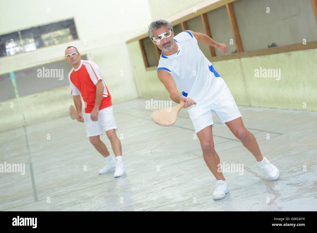 men playing pala Stock Photo - Alamy