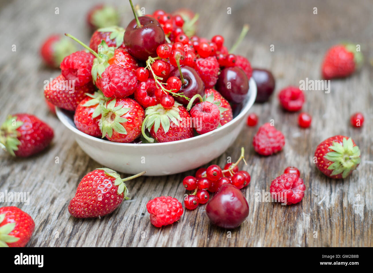 Ripe fruit and berries Stock Photo - Alamy