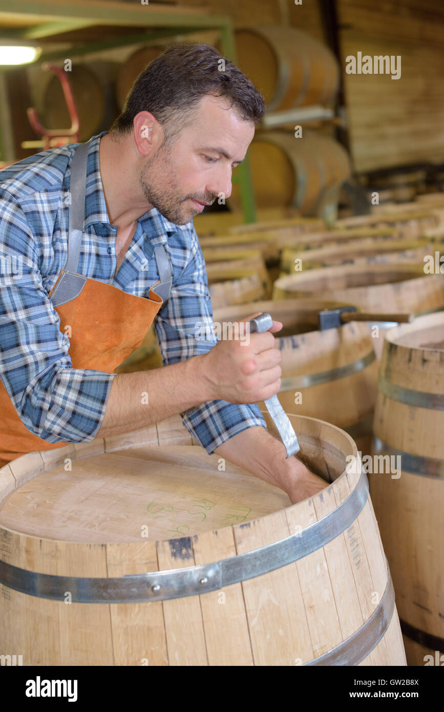 Barrel making tools hi-res stock photography and images - Alamy
