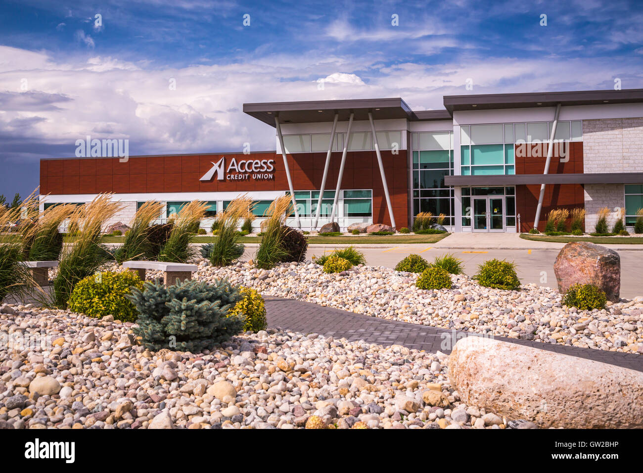 The Access Credit Union corporate office building near Winkler ...
