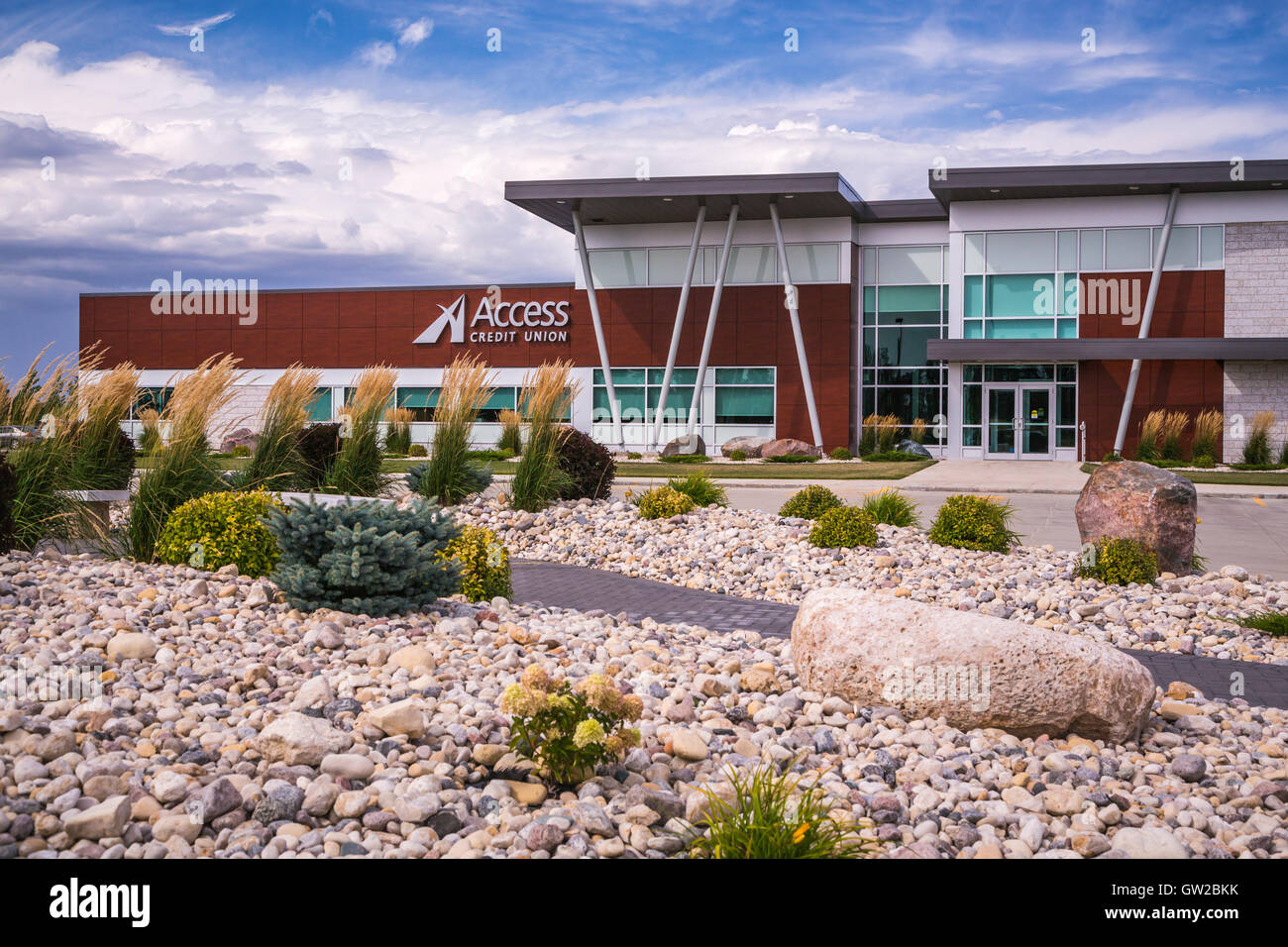 The Access Credit Union corporate office building near Winkler ...
