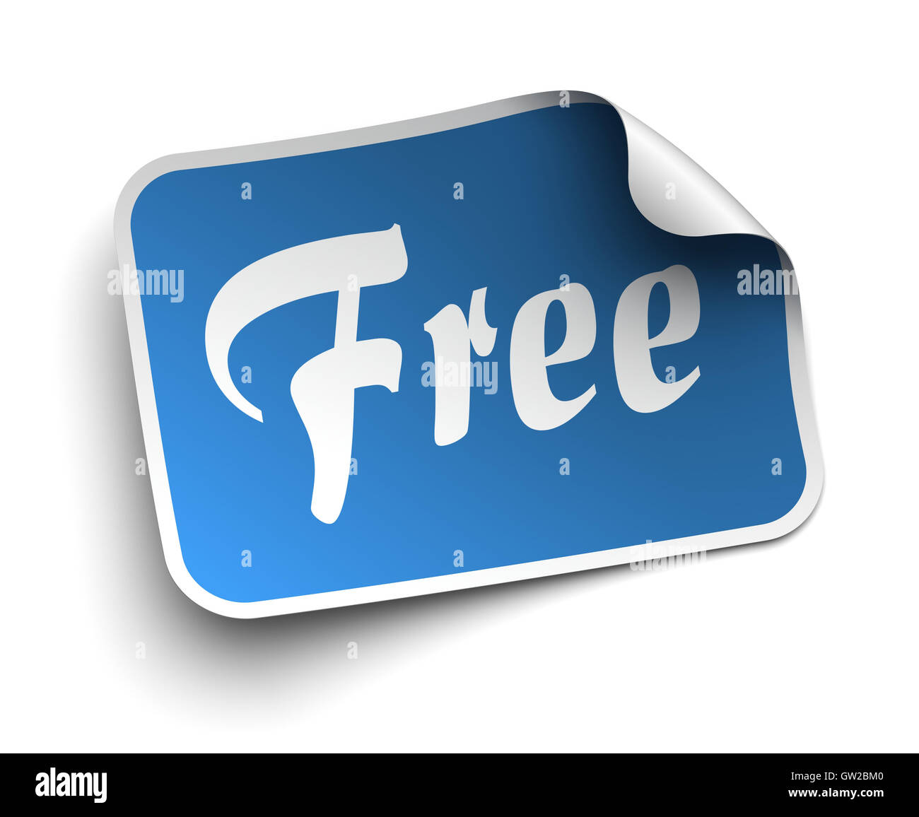 free label concept 3d illustration Stock Photo - Alamy