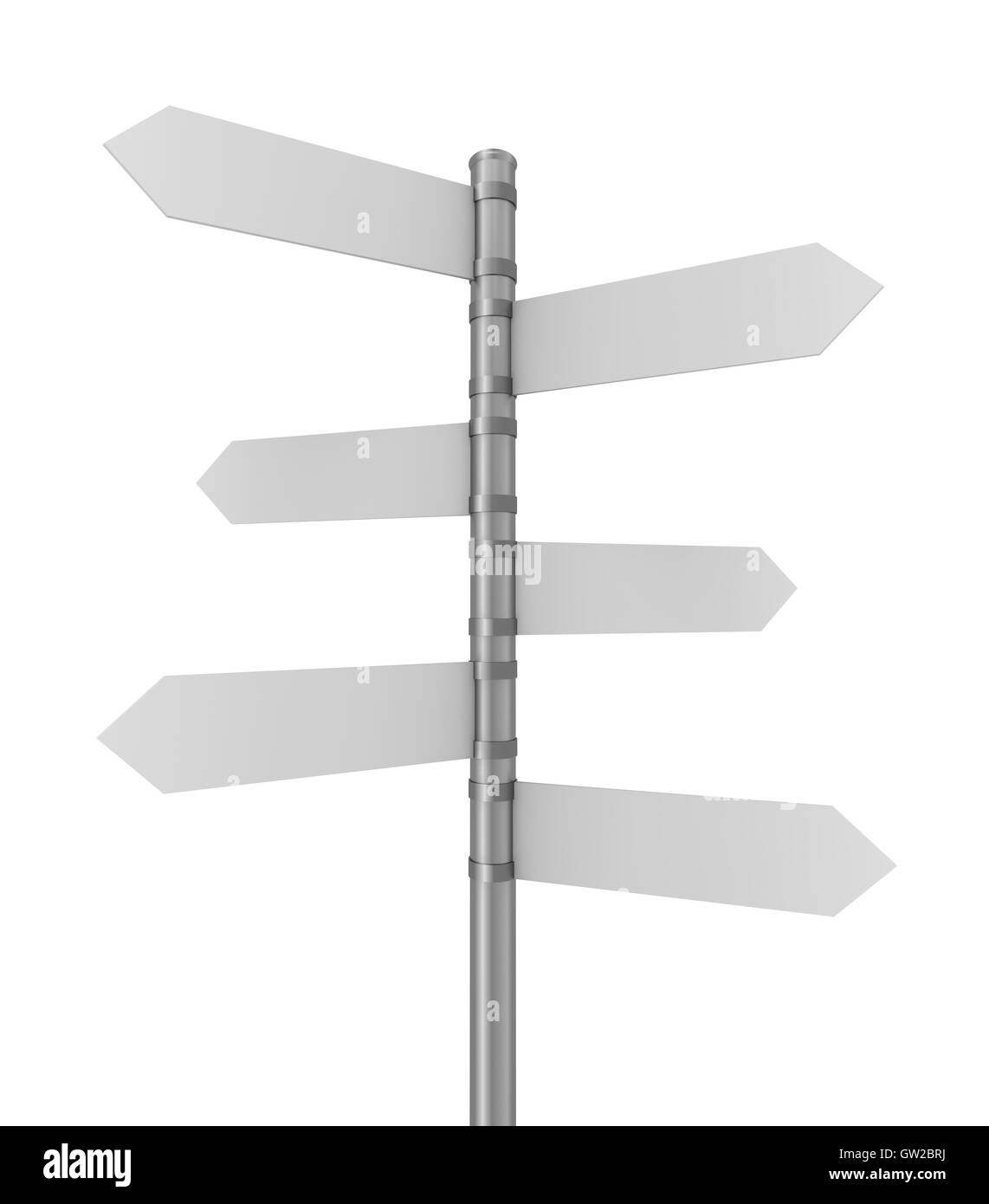blank road sign 3d illustration Stock Photo - Alamy blank road sign 3d illustration Stock Photo - Alamy