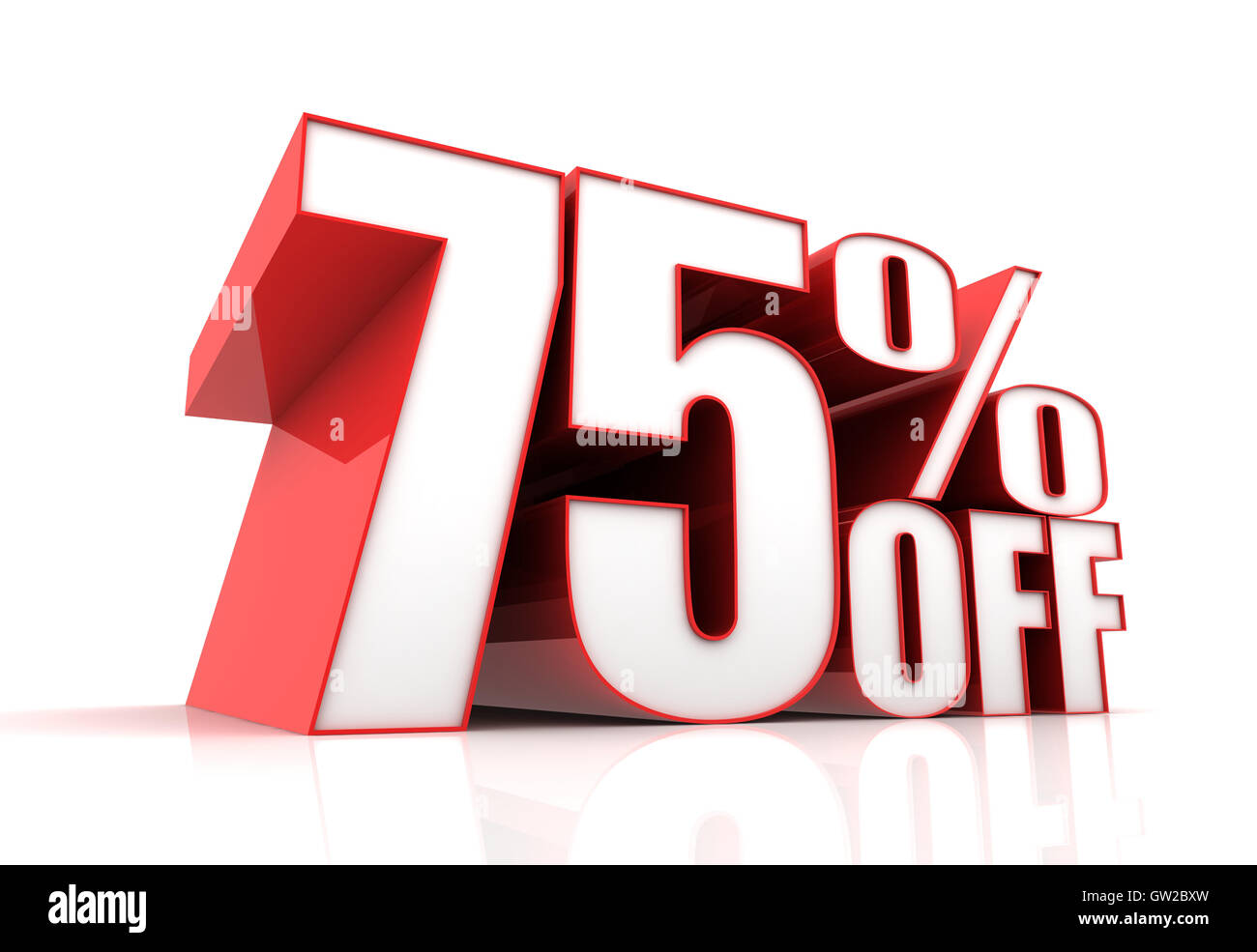 3d seventy five percent hi-res stock photography and images - Alamy