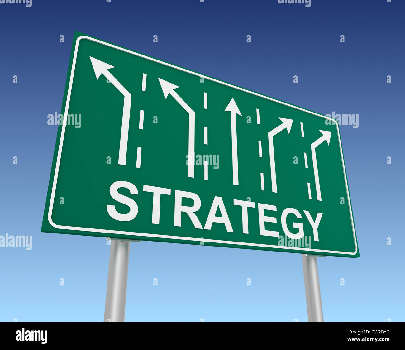 Strategy road sign hi-res stock photography and images - Alamy