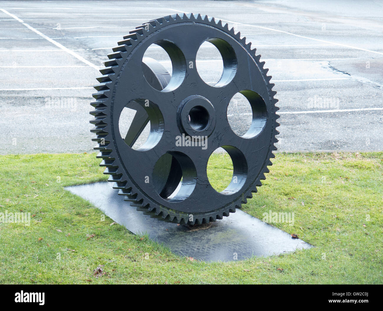 one big cogwheel to use in the industri for some machin Stock Photo - Alamy
