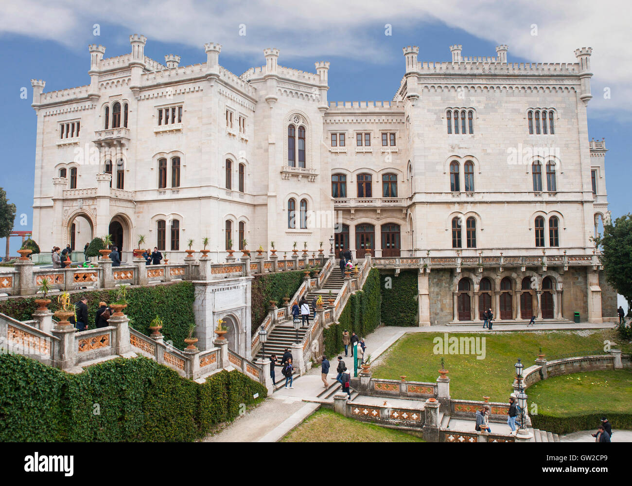 Miramare castle hi-res stock photography and images - Alamy