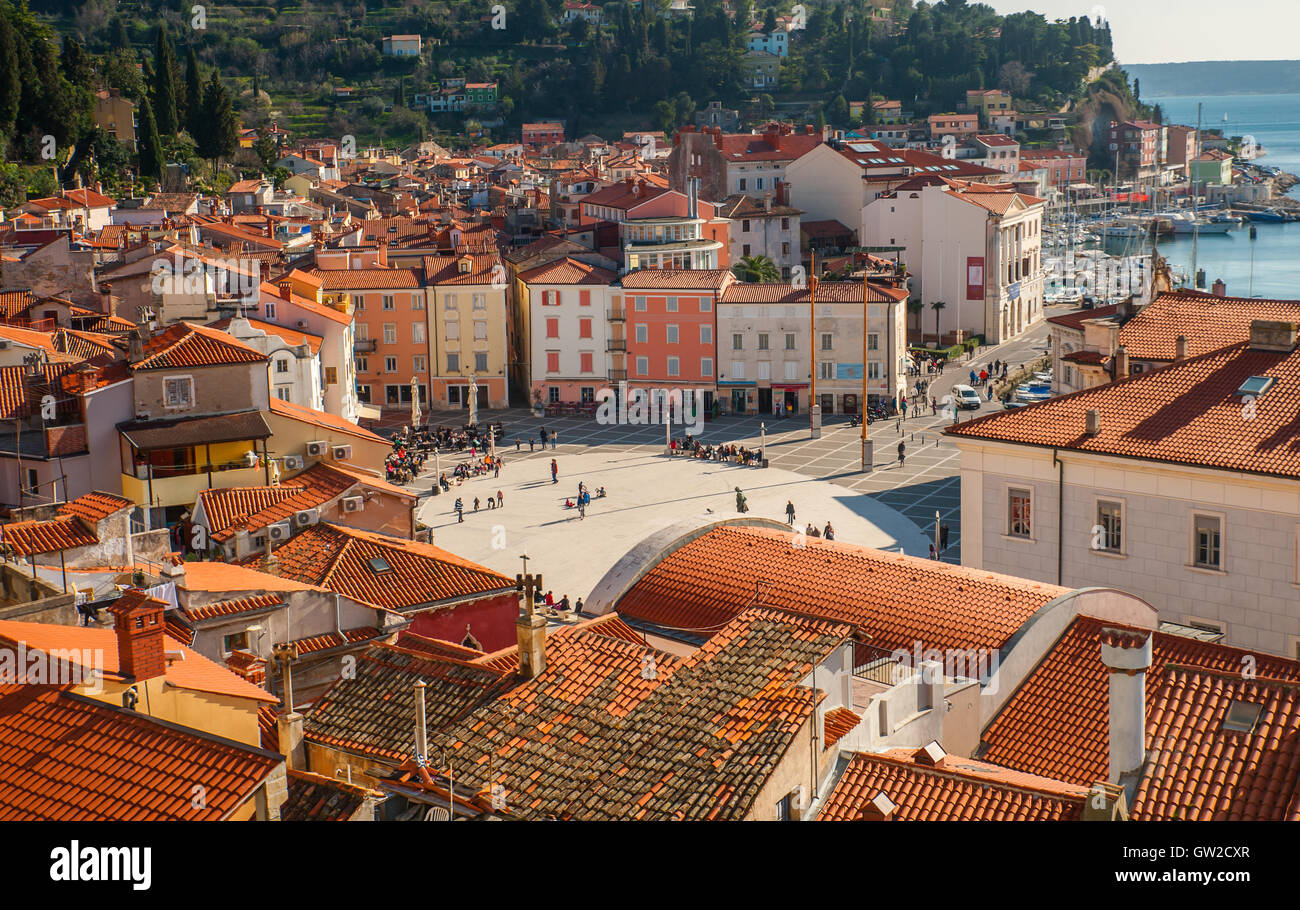 Town of Piran, adriatic sea, Slovenia Stock Photo - Alamy