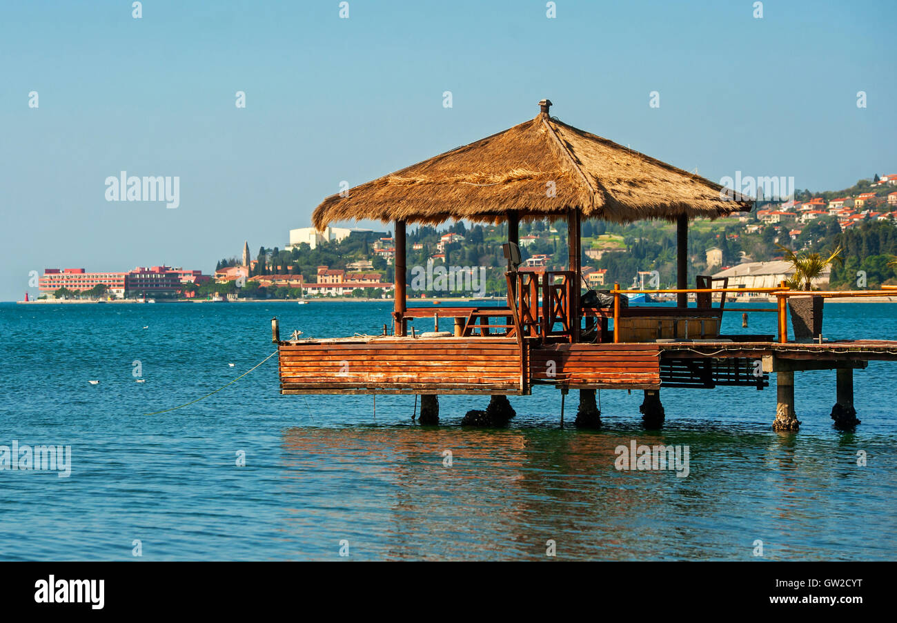 Town Portoroz, adriatic sea, Slovenia Stock Photo - Alamy