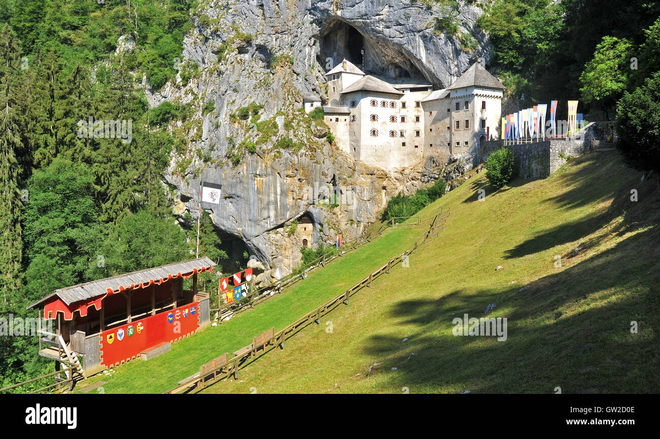 predjama, castle, postojna, slovenia Stock Photo - Alamy