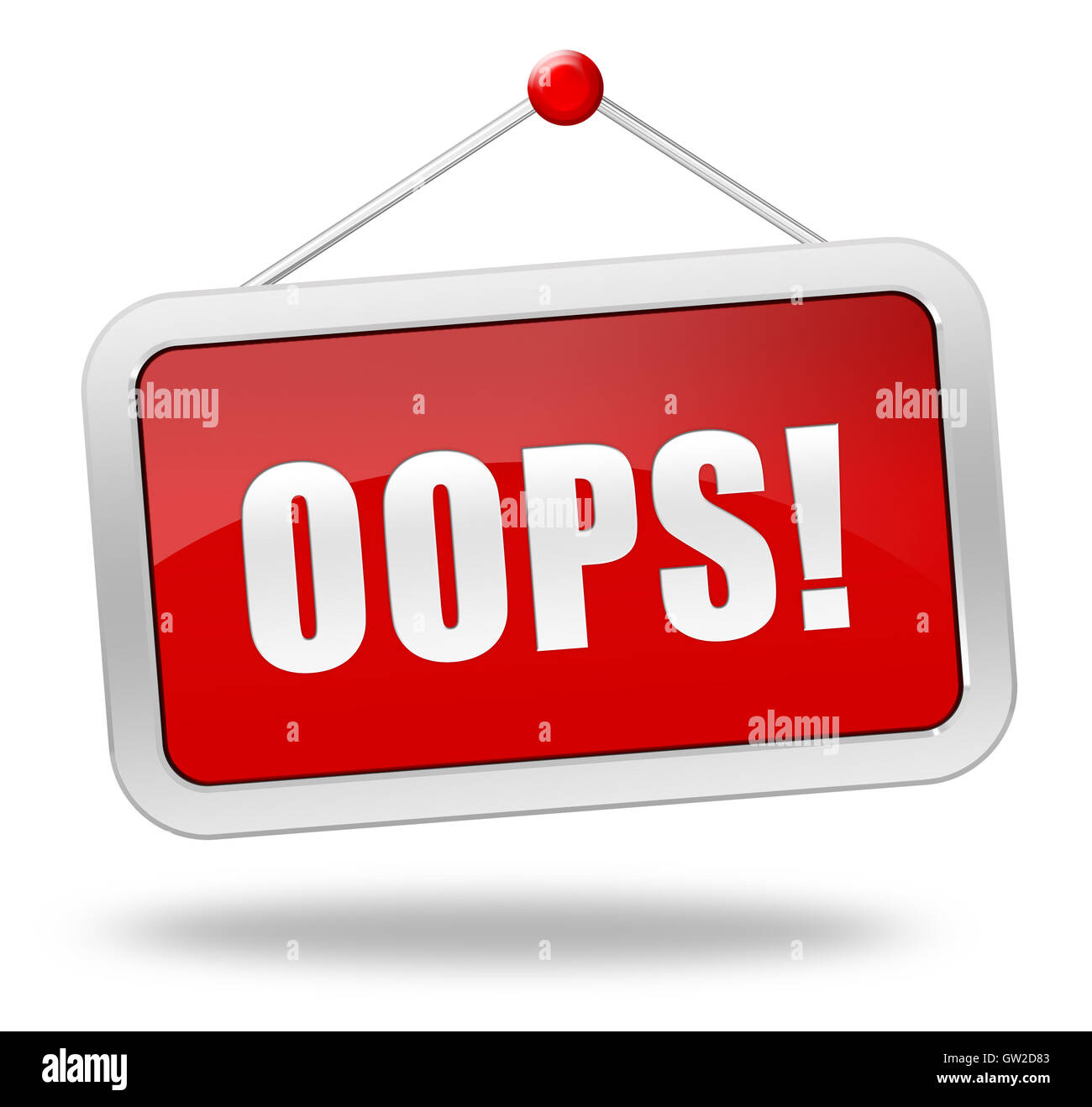 Oops apology hi-res stock photography and images - Alamy
