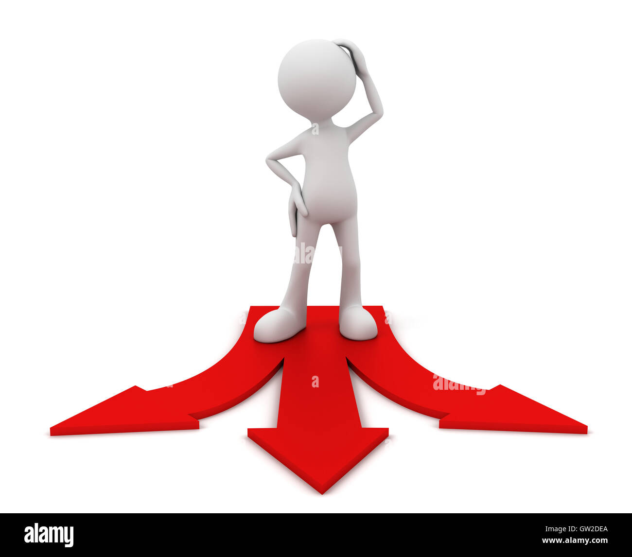 direction choice concept 3d illustration Stock Photo - Alamy direction choice concept 3d illustration Stock Photo - Alamy