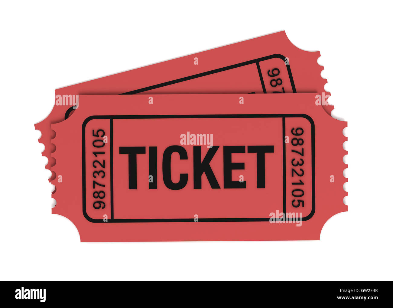 Entry ticket Cut Out Stock Images & Pictures - Alamy
