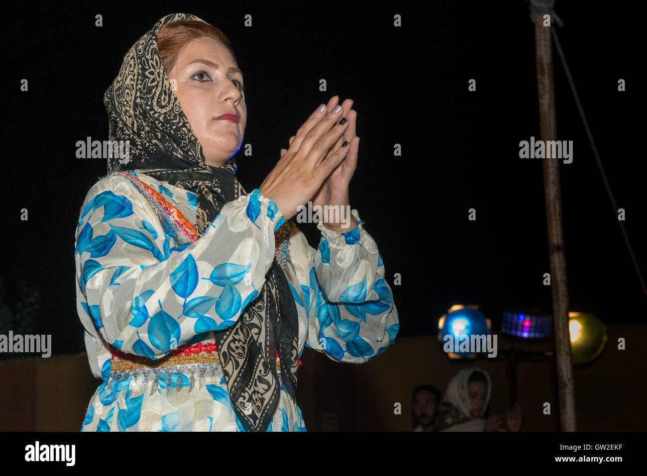 Bojnourd (Bojnurd), Kurdish Wedding, Lady Dancing In Traditional Dress ...