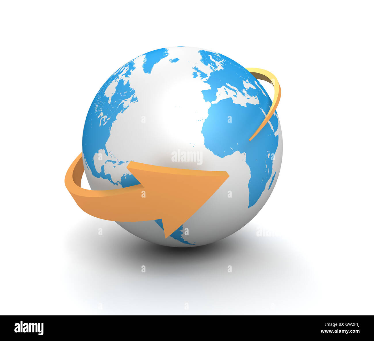 Globe arrow hi-res stock photography and images - Alamy
