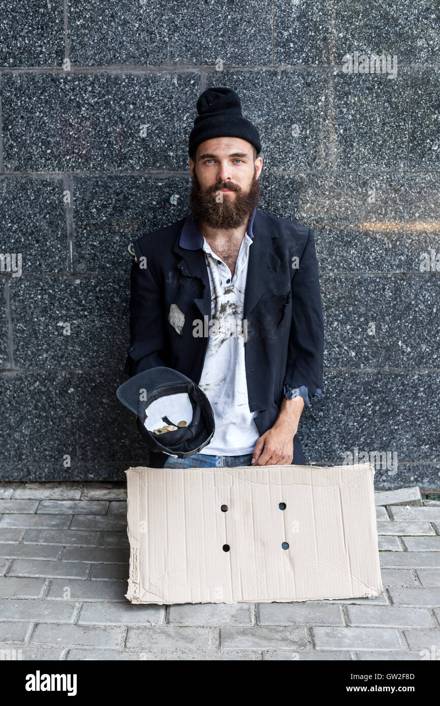 Vagrant on the street Stock Photo - Alamy